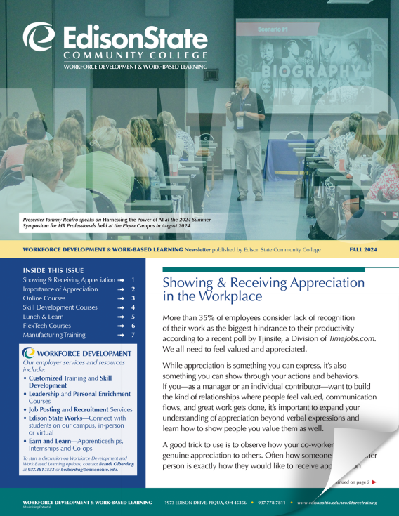 Workforce Training | Edison State Community College